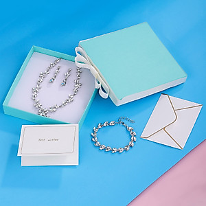 PRETOLE Bridal Jewelry Set Wedding Necklaces for Brides Prom Costume Jewelry Set for Women