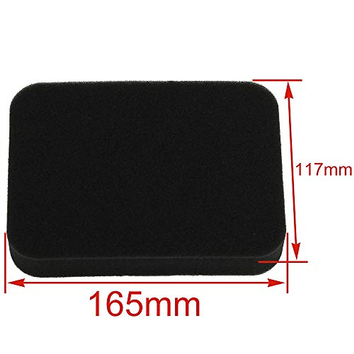 Harbot (Pack of 2) GP5500 17211-899-000 Air Filter for Honda GX240 GX270 GX340 GX390 EM3000 EM3500 EM3800 EM5000 Generac GP5500 GP6500 GP6500E GP7500 GP7500E GP8000E H5500 H7500 RS5500 Generator