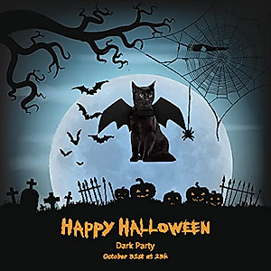 Pet Cat Clothes Cute Bat Wings for Halloween Party, Cat Costume for Kitten, Stitch Dog Costume for Small Dogs Dress Up Accessories