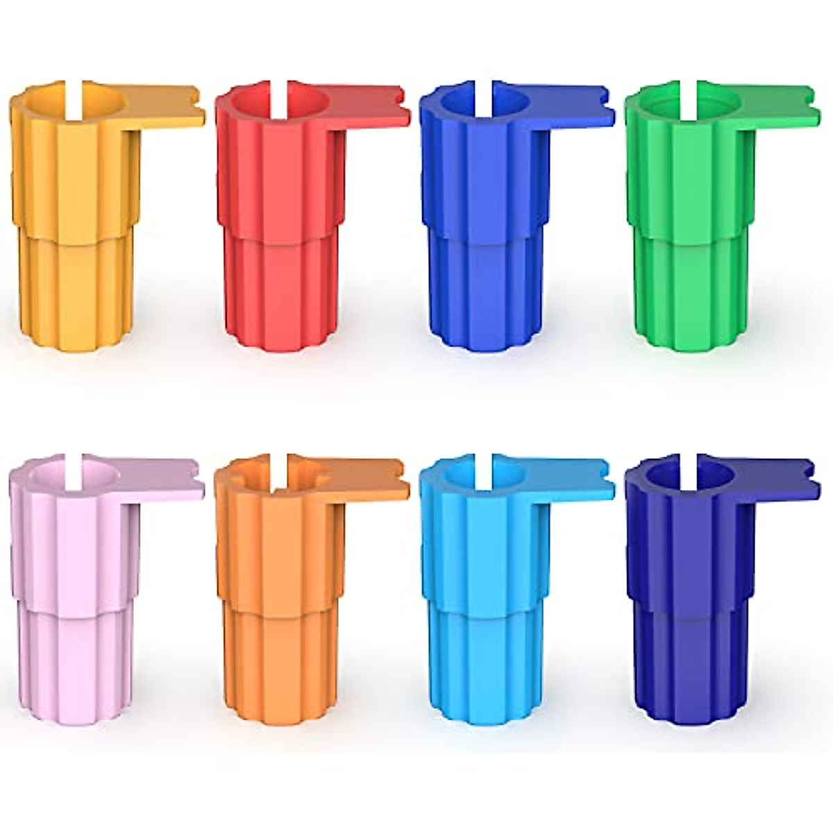 8 Packs Pen/Marker Adapter Set Compatible with Cricut (Explore Air,Air 2,Air 3, and Maker,Maker 3),Pen Adapter Compatible with Sharpie/BIC/Crayola