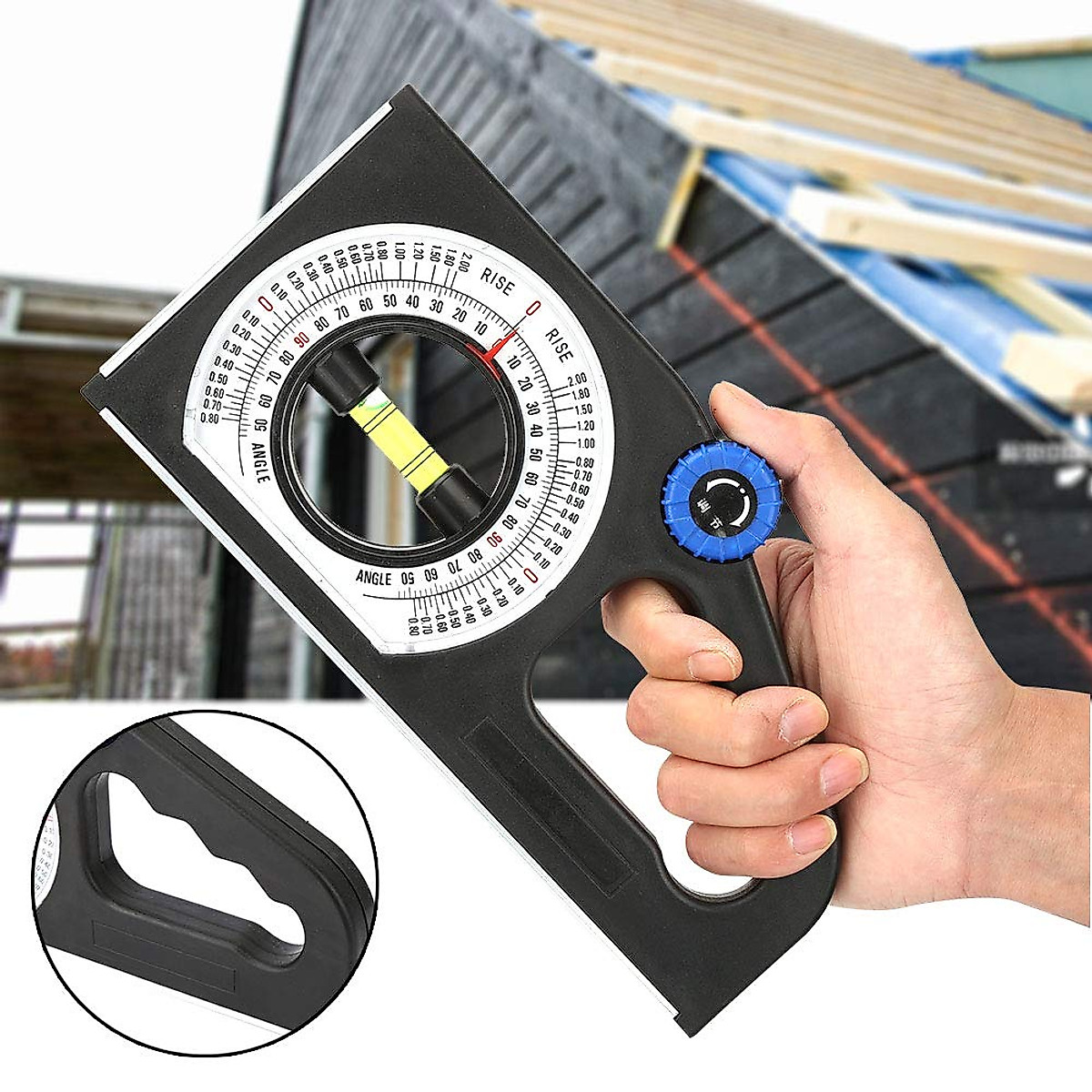 Engineering Inclinometer, Universal Slope Measuring Ruler Multifunction Angle Meter Gauge Measuring Instrument for Household Industrial Use