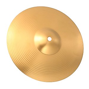 MILISTEN 10 Inch Brass Crash Ride Hi Hat Cymbals Traditional Cymbal for Players Beginners Percussion Music Instrument Parts