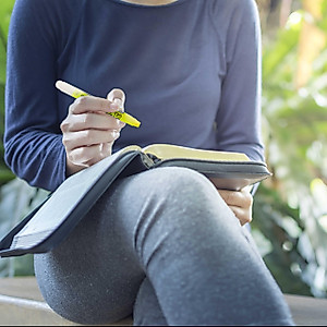 U.S. Office Supply Bible Safe Gel Highlighters, 6 Pack Set - 6 Different Bright Neon Fluorescent Highlight Colors Yellow, Orange, Pink, Purple, Green, Blue - Won't Bleed, Fade or Smear - Study Guide