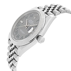 Rolex Datejust 41 Slate Dial Automatic Men's Steel and White Gold Jubilee Watch 126334GYRO