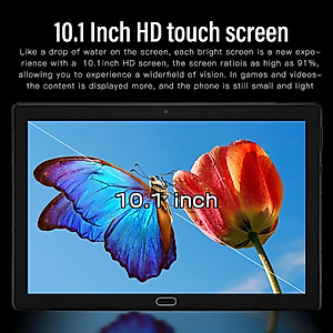 Gugxiom 10.1in Business Tablet, Android Tablet, 4g Calling Tablet, 6GB RAM 128GB ROM, 5MP+8MP Camera, Octa Core CPU, 6000mAh, 5G WiFi, GPS, Dual Sim Dual Standby (Blue)