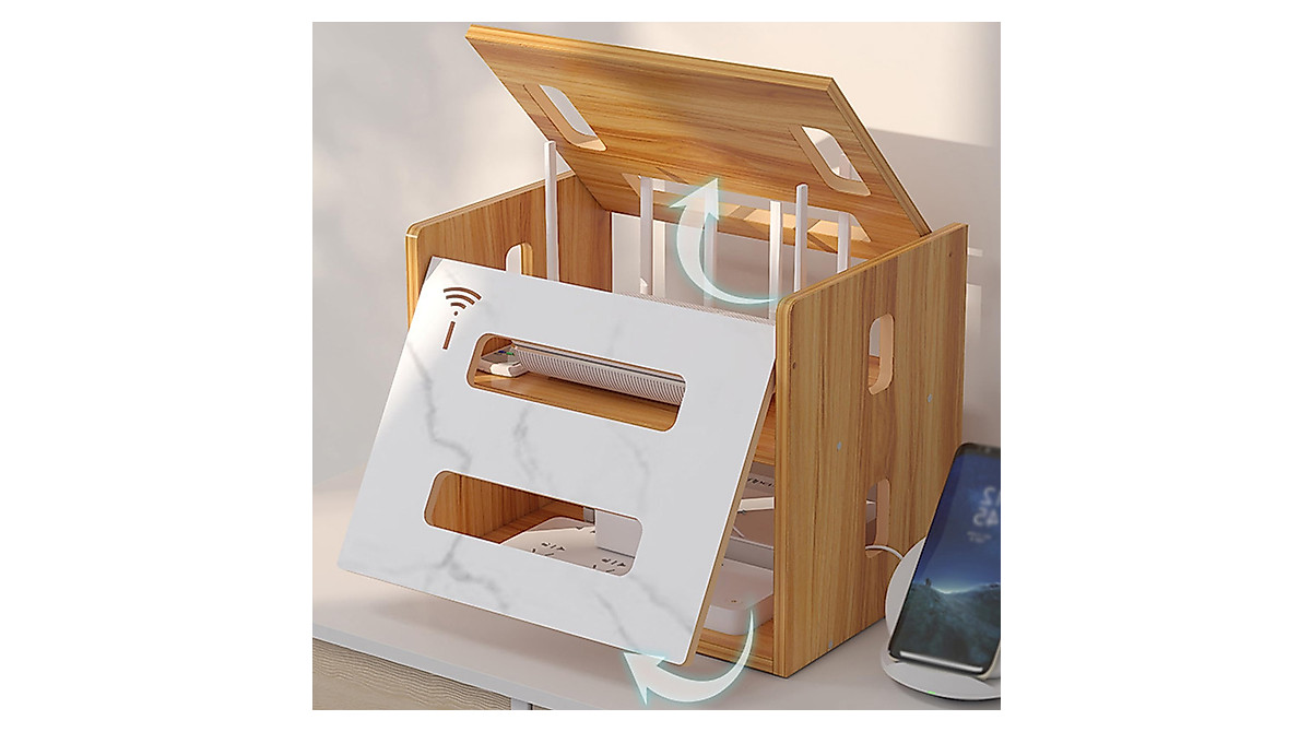 CHSSHCRZH Wall Mount Router Storage Box for Home