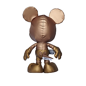 Simba 6315870313 Disney Bronze Mickey Mouse, April Edition, Amazon Exclusive, 35 cm Plush Figure in Gift Box, Special, Limited Edition Collectible, Soft Toy Suitable for Children from Birth