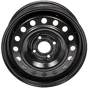 Dorman 939-115 15 X 6 In. Steel Wheel Compatible with Select Ford Models, Black