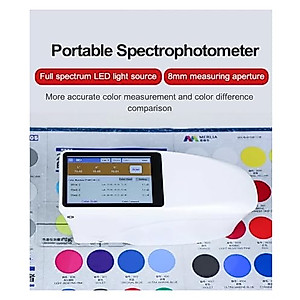 Colorimeter, Colorimeters LS176 D/8° Spectrophotometers High Accuracy Whiteness and Yellowness Spectral Reflectance Curves APP Software