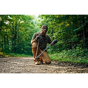 SCENTBLOCKER Snake Gaiters – Snake Bite Protection for Hunting, Hiking, Camping, Work for Men and Women (Buckskin, Regular)