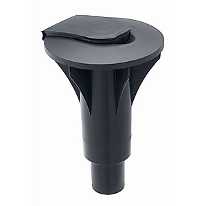 Brabantia - Concrete Tube Plastic - Clothes Drying Rack Accessories - Closable Cap - Ground - Weather-Resistant Plastic - for Lift-O-Matic Advance and SmartLift - Black - Size 3 - Ø 50 mm Pole