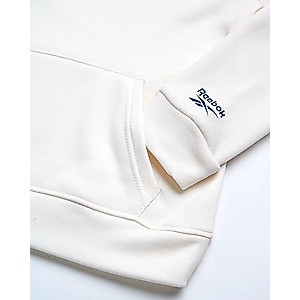 Reebok Baby Boys' Active Sweatsuit - 2 Piece Fleece Hoodie Sweatshirt and Jogger Sweatpants - Clothing Set Toddler/Boy, 2T-7, Size 7, Chalk