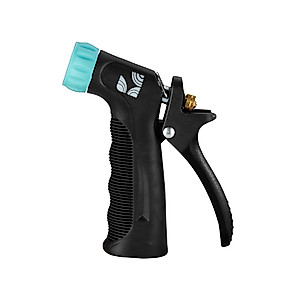 Hot Water Jet Hose Nozzle 500012 with Rear Trigger and Comfort Grip by New England Garden Tools for Cleaning Kitchens & Work Sites, Watering Plants & Yards, Washing Cars