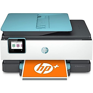 HP OfficeJet Pro 8028e All in One Wireless Printer Scanner Copier Fax Inkjet Print 2.7 Inch Touchscreen 2 Months of Instant Ink 20 ppm Black 10 ppm Color Home Office Use (Renewed)