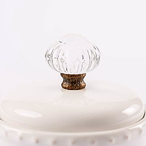 Mud Pie Large Circa Chalkboard Label Bath Canister