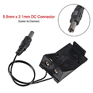 DWEII 4-Pack 9V Battery Clip Connector Cable with Holder Box Compatible with Arduino UNO R3 Mega 2560 for Power Module 6F22 6LR61 mn1604 pp3 Baterries