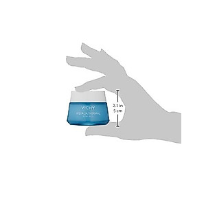 Vichy Aqualia Thermal Rich Face Cream Moisturizer for Dry and Extra-Dry Skin, Facial Moisturizer with Hydrating Natural Origin Hyaluronic Acid, Soothe and Moisturize, Paraben-Free