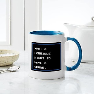 CafePress What A Horrible Night To Have A Curse Mug Ceramic Coffee Mug, Tea Cup 11 oz