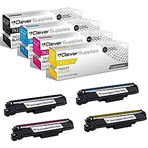 CS Compatible Toner Cartridge Replacement for Brother TN227 TN-227 TN227BK TN223 TN-223BK HL-L3210CW HL-L3290CDW HL-L3270CDW HL-L3230CDW MFC-L3710CW MFC-L3750CDW MFC-L3770CDW Toner (4-Pack)