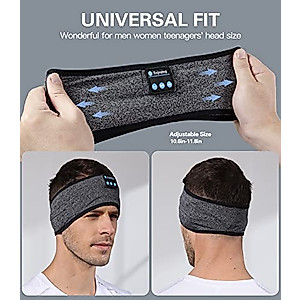 Sleep Headband, Enjoying Wireless Sleep Earbuds Noise Cancelling Headband Bluetooth Headphones with Thin Speakers, Sleep Headphones for Sleep,Workout,Yoga,Travel,Insomnia,Leisure