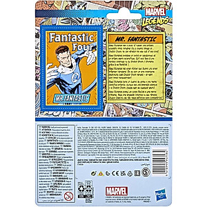 Marvel Legends Series 3.75-inch Retro 375 Collection Mr. Fantastic Action Figure Toy