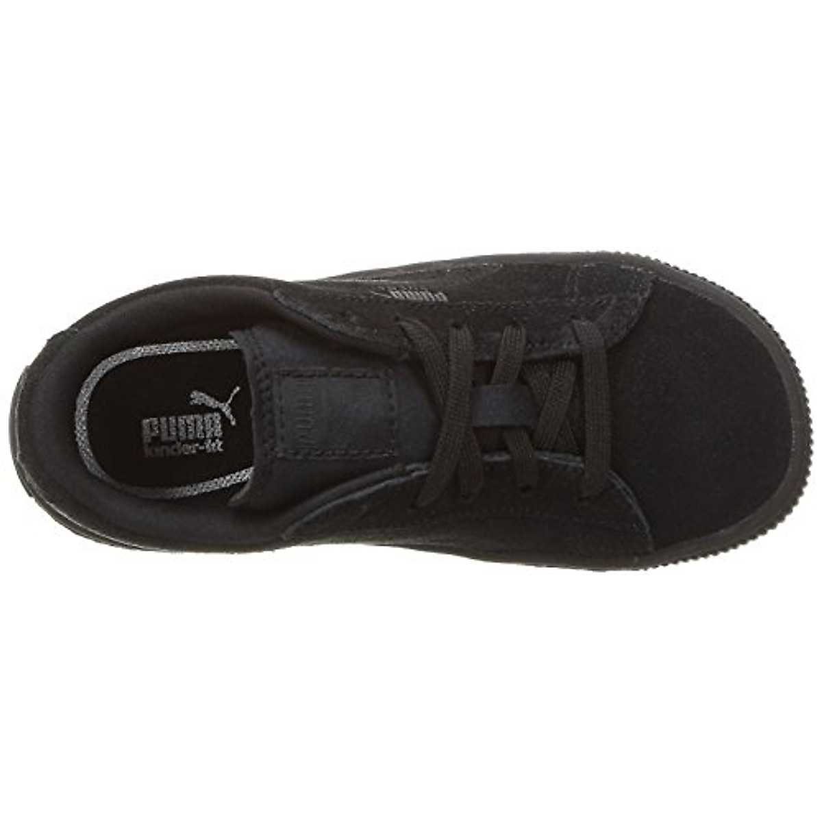 Puma Baby Girls Suede Classic Badge Sneaker, Black Black, 7 Infant