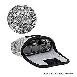 JJC Compact Camera Case Travel Pouch Sleeve for Sony ZV1F ZV-1F ZV1 ZV-1 RX100 VII VI VA W800 W830 WX350 Canon G7X G5X G9X SX740 Olympus TG-6 TG-5 TG-4 Fujifilm XP130 XP140 XP90 Ricoh GR III II & More