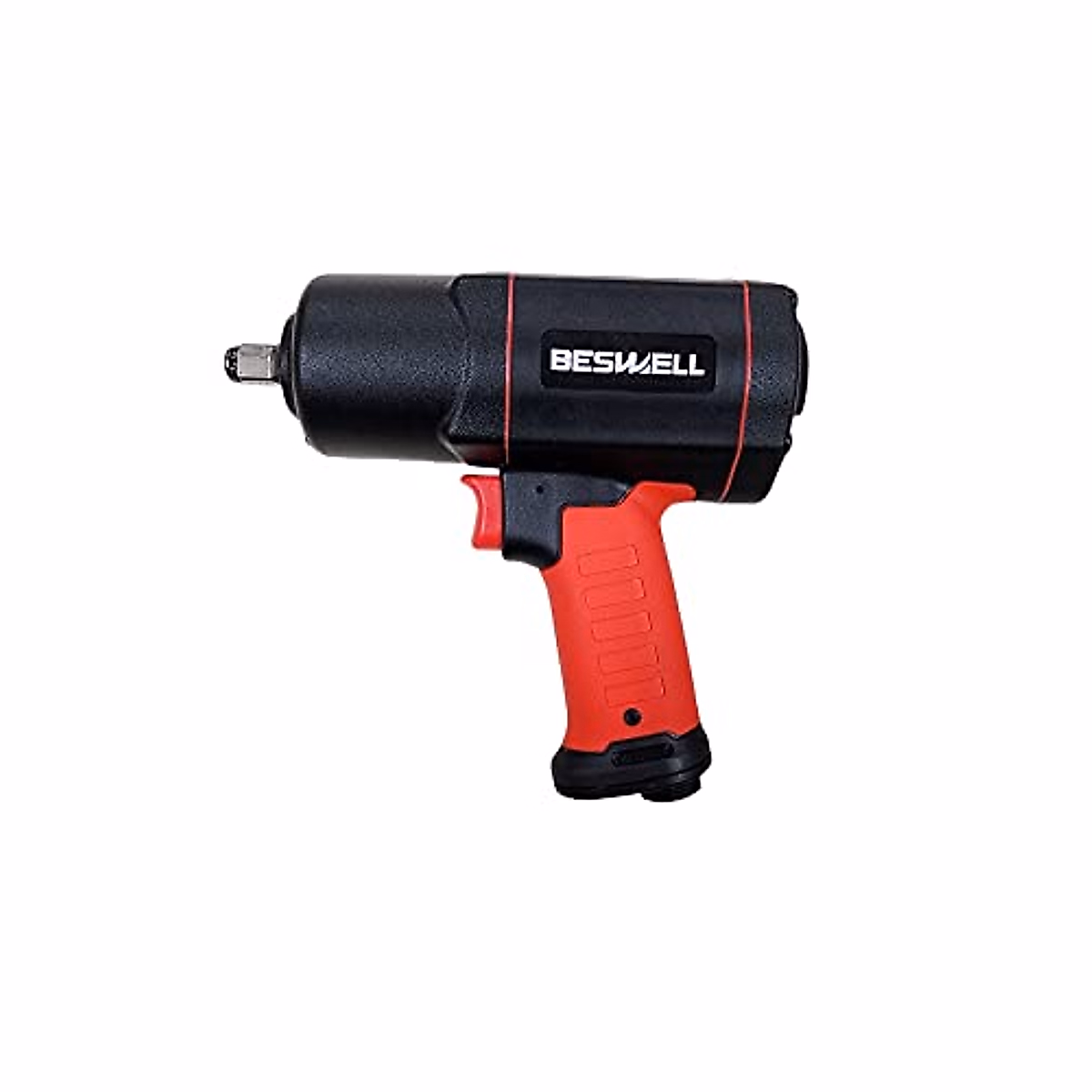 BESWELL BW-112K-1645 Ft.lbs Max Loosen Torque 1/2" Heavy Duty Twin Hammer Air Impact Wrench,Pneumatic Impact Gun,For Truck Tire,Auto garage,Tire shop