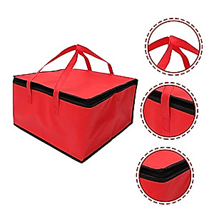 KICHOUSE Delivery Warmer Bags 2pcs Insulation Bags Cake Decorating Shopping Bag Organizer Deco Outdoor Insulated Food Container Portable Cake Bag Takeout Thermal Insulation Bag Fold