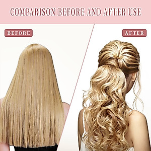 Essenergi 30pcs Heatless Hair Curlers Rollers Wave Curls Styling Kit with 2 Sets Styling Hooks,No Heat Spiral Curlers for Short and Medium Hair(12 Inch/ 30 cm)