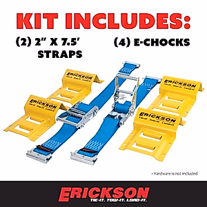 Erickson 09160 Wheel Chock Tie-Down Kit