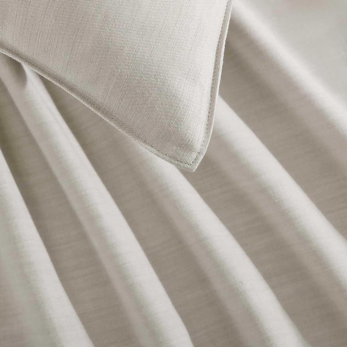 Calvin Klein - Queen Duvet Cover Set, Reversible Tencel Bedding with Matching Shams, Modern Home Decor (Flax Beige, Queen)