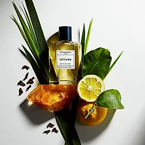 Murdock London Vetiver Cologne | Earthy, Refreshing, Adventurous | Citrus & Lavender with Herbal Finish | 3.4 oz