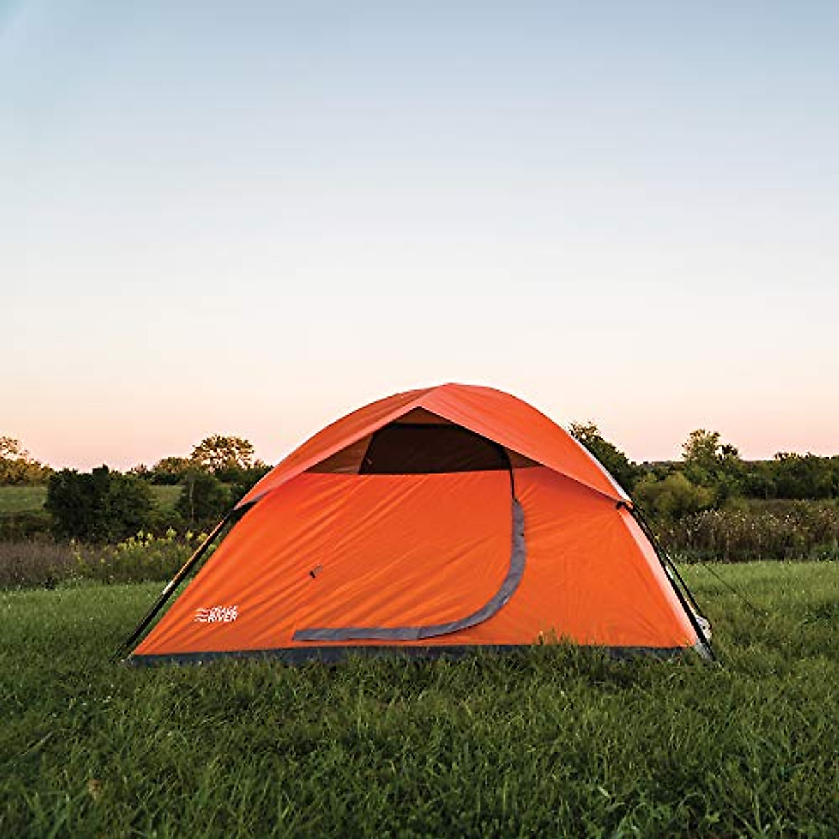 OSAGE RIVER Glades 4-Person Tent - Orange/Titanium