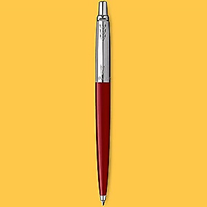 Parker Jotter Originals Ballpoint Pen, Classic Red Finish, Medium Point, Blue Ink, 1 Count