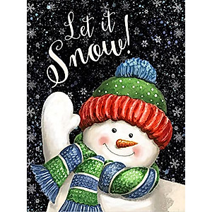 Christmas Diamond Painting Kits,Snowman Diamond Art Kit for Adults Full Round Drill,Paint with Diamond for Gift,Wall Decor