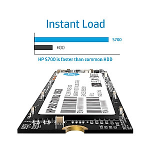 HP SSD S700 M.2 2280 120GB SATA III 3D TLC NAND Internal Solid State Drive (SSD) 2LU78AA#ABC