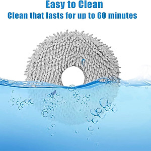 Mop Pad Cloth Wipes Cleaning Tools Kit For P10/QRevo Sweeping Parts Accessories Rag Mop Robot Vacuum Cleaner Replacement Washable Mop Pads Vacuum Cleaner Cleaning Supplies Mop Cloth Accessories Floor