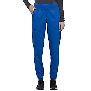 Jogger Scrubs for Women Workwear Revolution, Soft Stretch WW011P, XL Petite, Royal