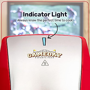 Nostalgia Game Day Sausage and Brat 5 Link Electric Grill with Oil Drip Tray, Carry Handle, and Cord Storage, Cooks Beef, Turkey, Chicken, Veggie Sausages, or Hot Dogs