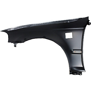 Evan Fischer Fender Set Compatible with 1999-2000 Honda Civic, Primed Steel With Molding Holes HO1241151 HO1240151