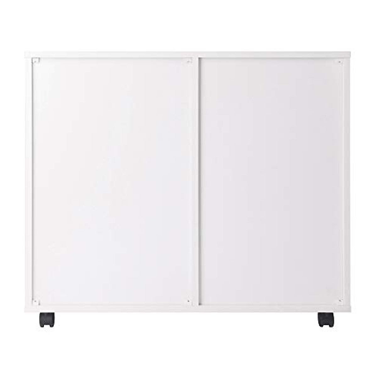 Winsome Halifax Storage Mobile Cabinets, 1 Large Door, 3 Drawers, for Home Office, White
