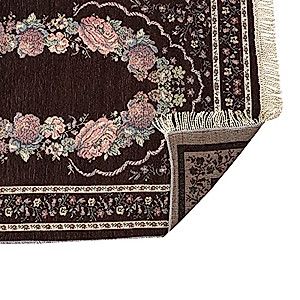 Beisto Muslim Prayer Rug - Prayer Mat for Men Women - Muslim Worship Blanket Islamic Religion Teaching Rug Supplies, Brown, 70*110cm