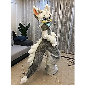 FurryWu Studio Jackalope Argus Cooker Spaniel Huksy Dog Fursuit Teen Costumes Child Full Furry Suit Fursona Kigurumi Digitigrade Anime