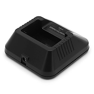 NEWASHAN Desktop Charger Replacement for Baofeng Radio BF-F8HP UV-5R 5RA 5RB 5RC 5RD 5RE 5RG UV-82 DM-5R TYT TH-F8 Walkie Talkie Li-ion Battery Charging Dock Cradle Base (USB Adapter)