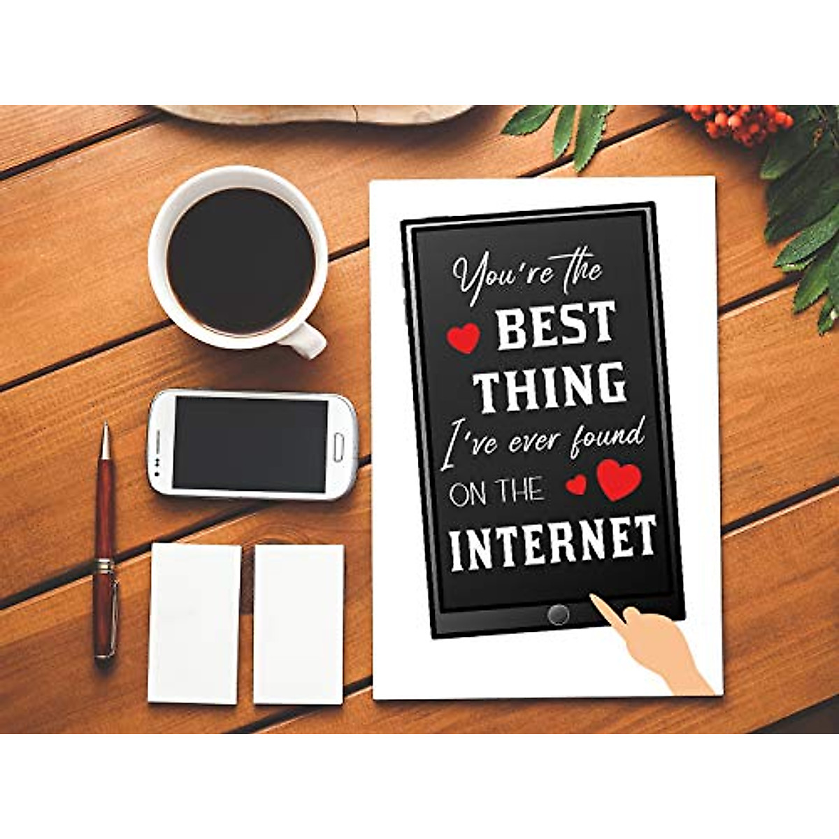 Maplelon Funny Anniversary Card for Boyfriend Girlfriend, Husband Wife Birthday Card, Best Thing on Internet…