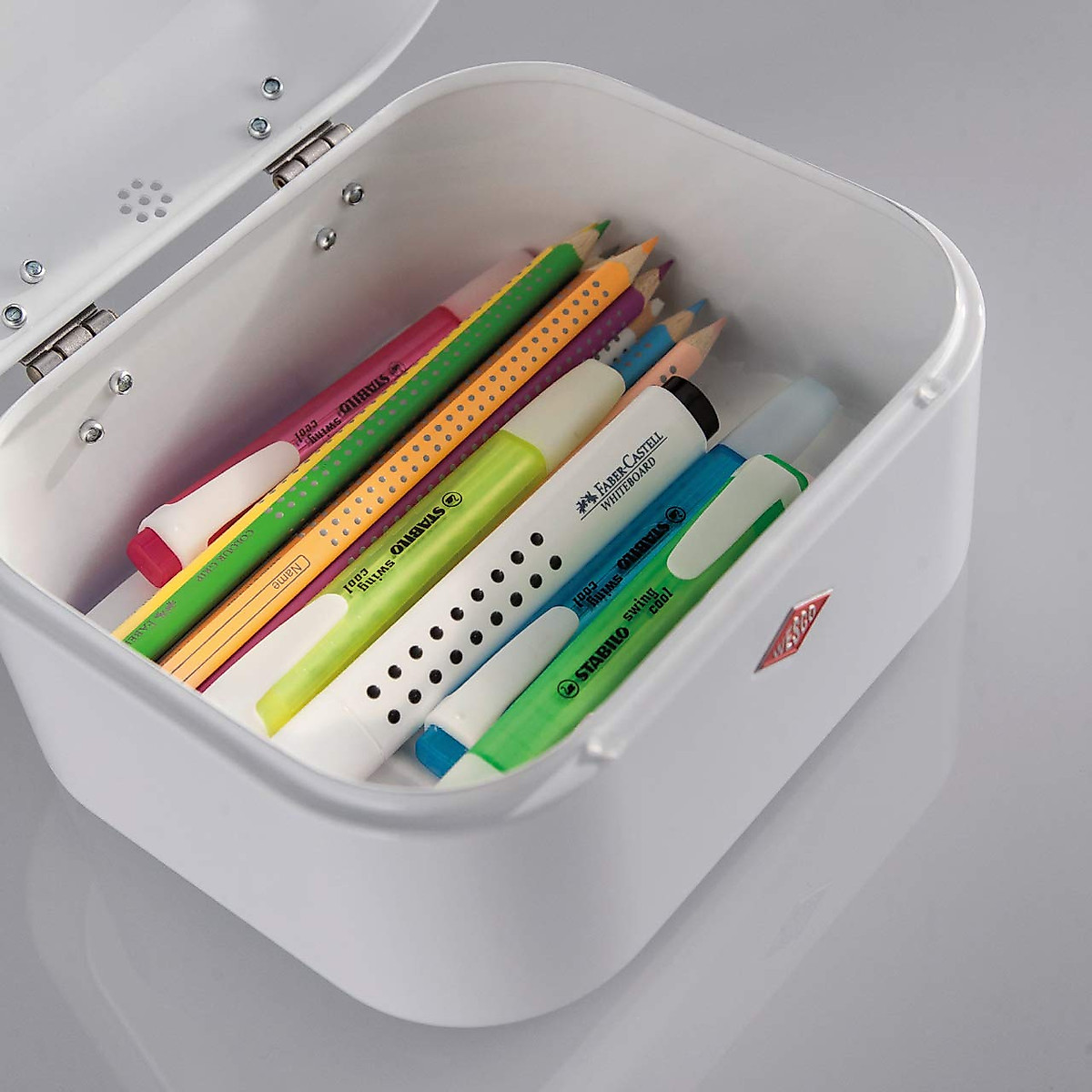 Wesco Mini Grandy Storage Box, One Size, Almond