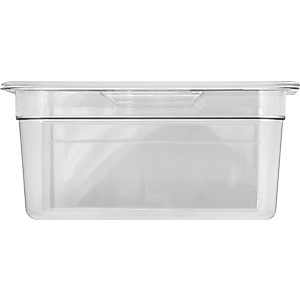 Cambro Clear Food Pan, Third Size (6-15/16 x 12-3/4) - 6"