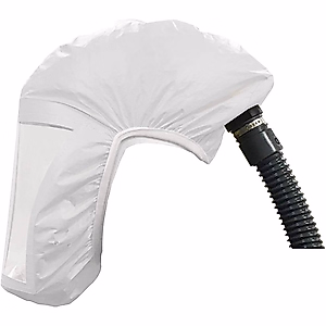 MSA 10214805 OptimAir TL Powered Air-Purifying Respirator Response Kit - Low-Profile White Hood & 2 Type HE Cartridges, Extended-Life Battery, Includes Charger & Breathing Tube, Durable & Reusable