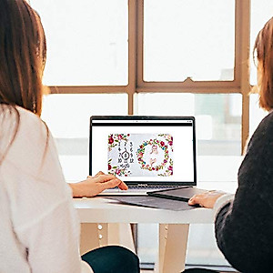 Baby Monthly Milestone Blanket Girl - Large 60''x40'' Floral Plush Fleece Photography Background Prop Newborn Soft Wrinkle-Free Flower Blanket Bonus Wreath Headband